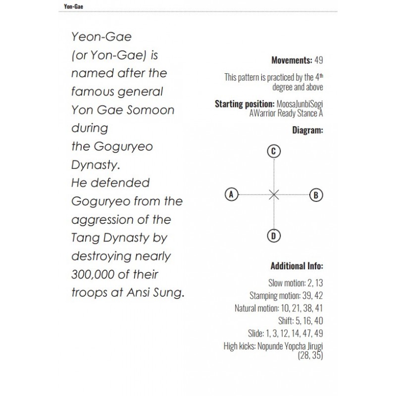 TAEKWON-DO The Art Of Patterns vol. 2 układy od Yong-Gae do Tong-Il